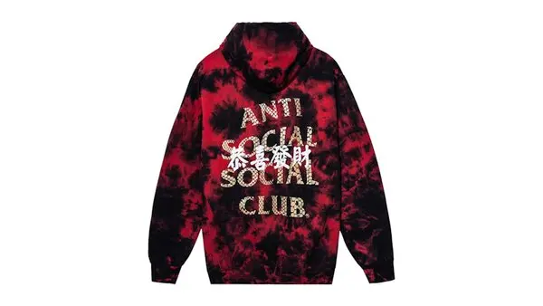 ANTI SOCIAL SOCIAL CLUB Year Of The Snake Calm Hoodie - Red