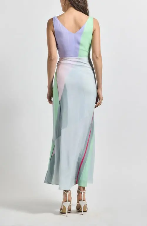 Derek Lam 10 Crosby Gabrielle Print Maxi Dress