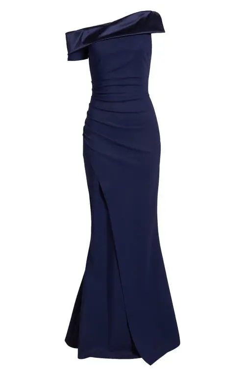 Chiara Boni La Petite Robe Koppany Mermaid Gown - Blue Notte
