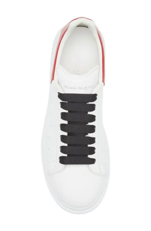 Alexander McQueen Oversize Sneaker - Off White/ Chilli