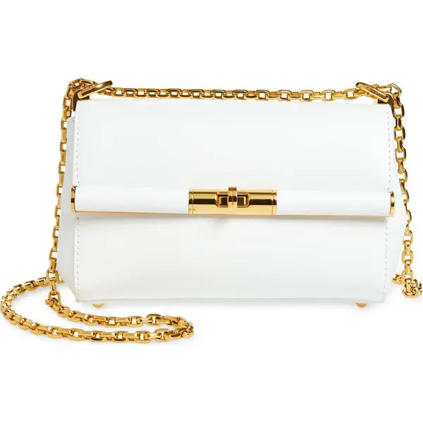 Dolce & Gabbana Marlene Chain Strap Shoulder Bag - Bianco Ottico