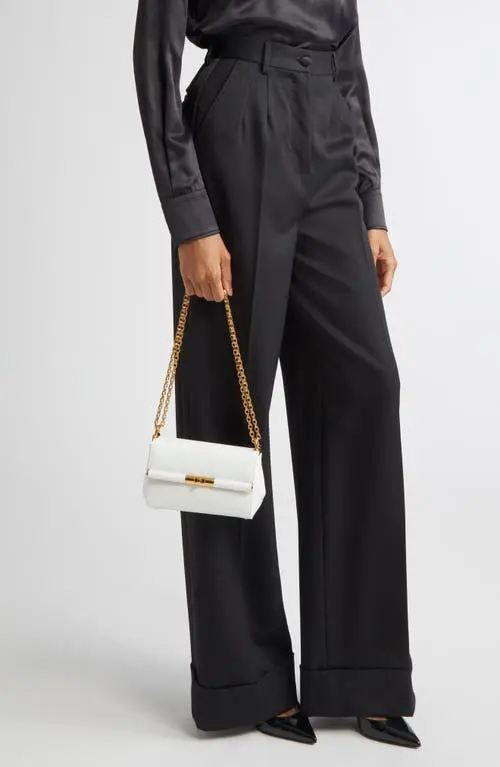 Dolce & Gabbana Marlene Chain Strap Shoulder Bag - Bianco Ottico