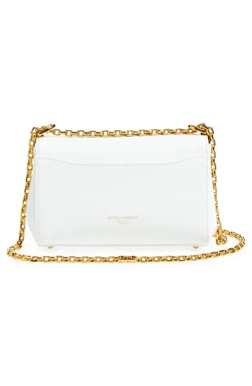 Dolce & Gabbana Marlene Chain Strap Shoulder Bag - Bianco Ottico