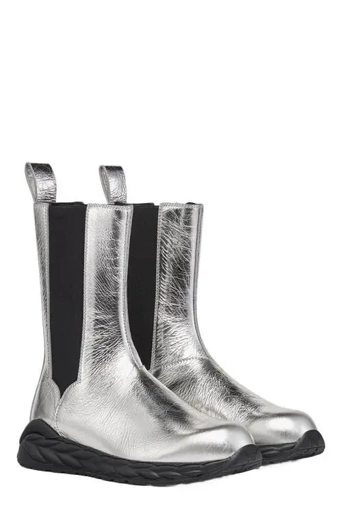 Mcm Skywander Ankle Boots - Silver