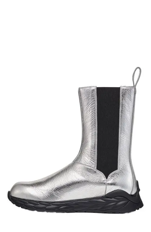 Mcm Skywander Ankle Boots - Silver