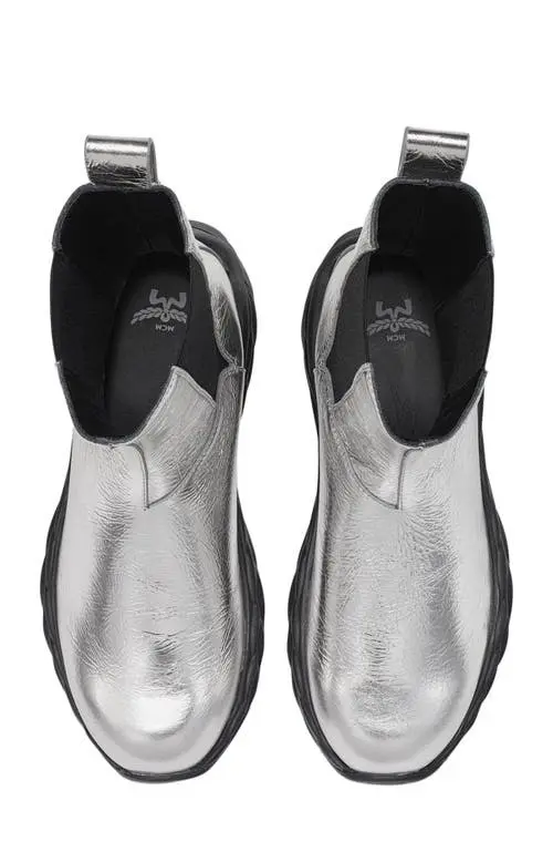 Mcm Skywander Ankle Boots - Silver