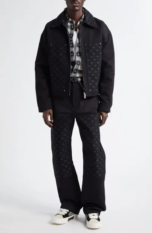 Amiri Ma Quad Jacquard Carpenter Jeans - Black