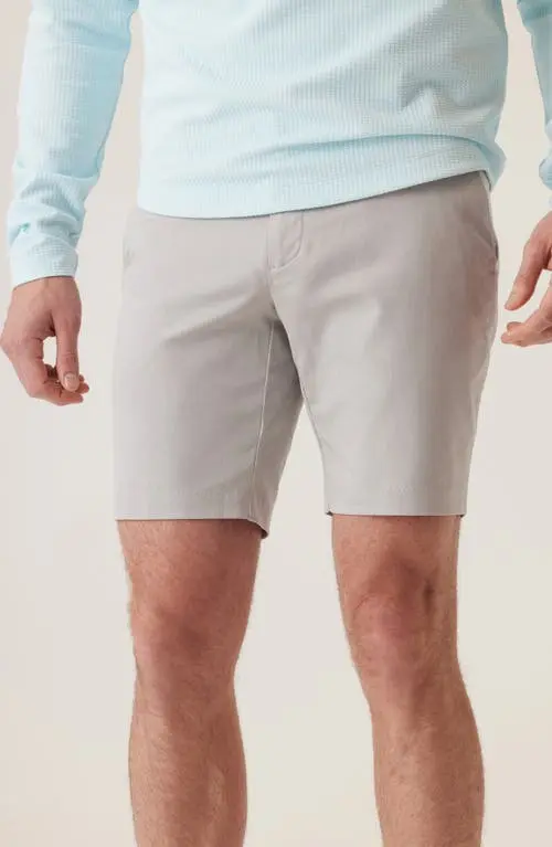 DEKE Oasis Luxeflex Twill Bermuda Shorts - Stone