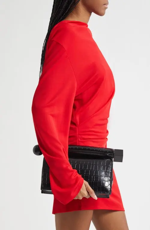 Jacquemus La Pochette Rond Carré Clutch - Black 990
