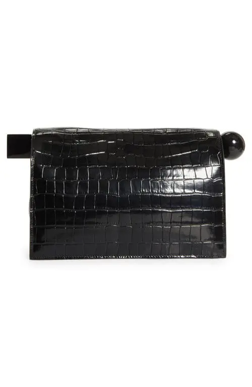 Jacquemus La Pochette Rond Carré Clutch - Black 990