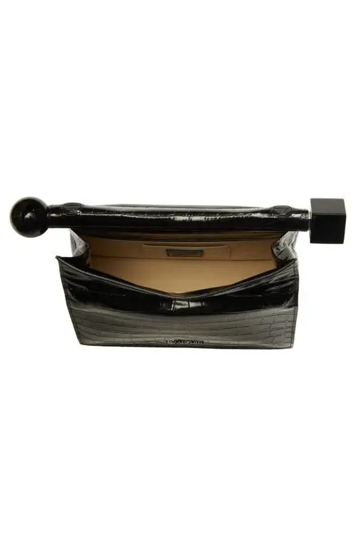 Jacquemus La Pochette Rond Carré Clutch - Black 990