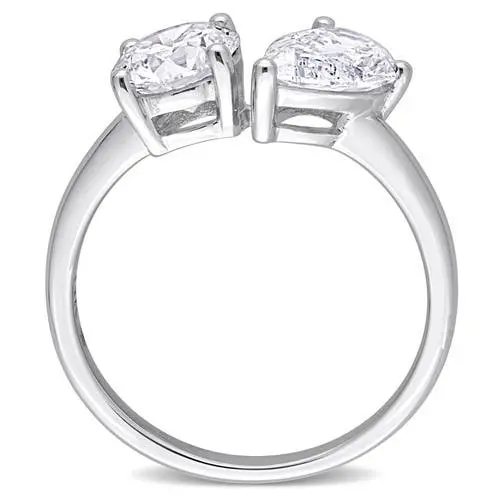 JULIANNA B. 14k 2 Ctw Lab-grown Diamond Two-stone Ring