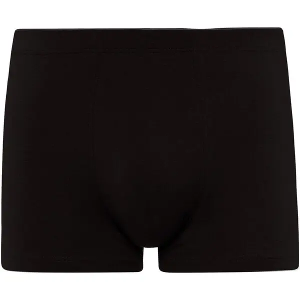 Hanro Cotton Boxer Brief - Black