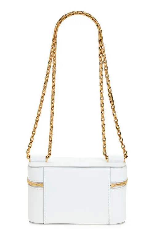 Dolce & Gabbana Sicily Leather Vanity Case Crossbody Bag - Bianco Ottico