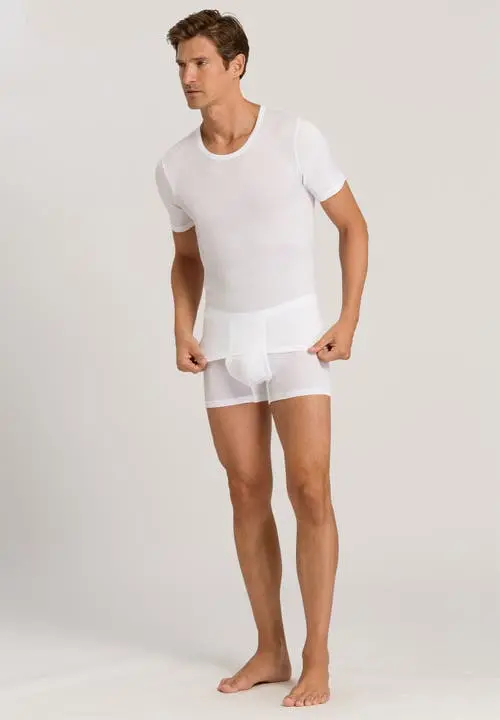 Hanro Cotton Pure Fitted Cotton Crew Neck T-shirt