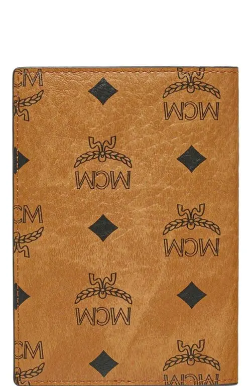Mcm Ottomar Passport Holder In Visetos