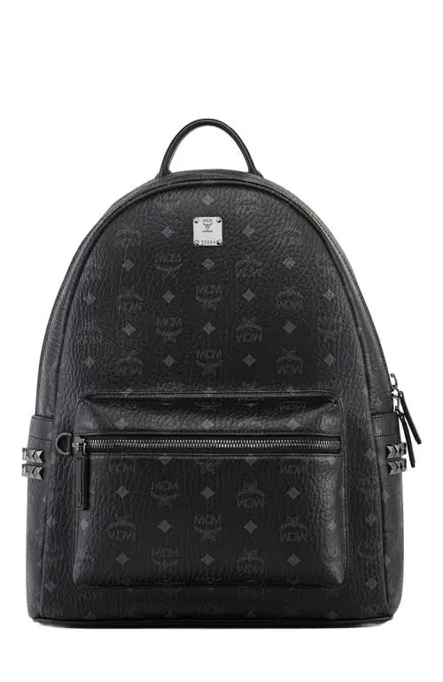 Mcm Stark Side Studs Backpack - Black