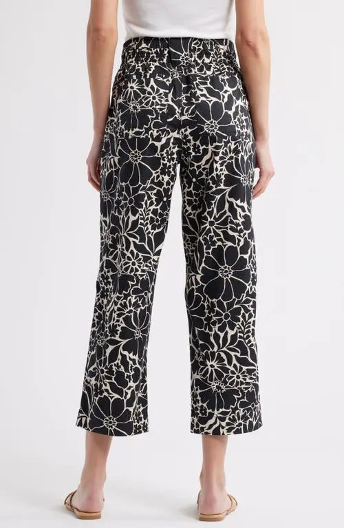 Wit & Wisdom Floral Print Cropped Pants