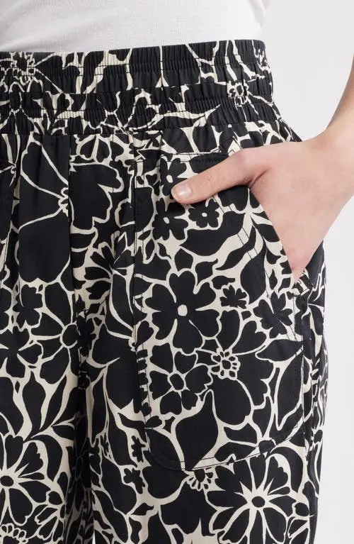Wit & Wisdom Floral Print Cropped Pants