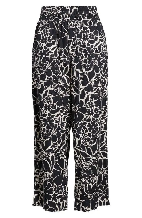 Wit & Wisdom Floral Print Cropped Pants