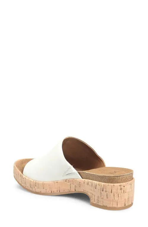 SOFFT Cass Platform Slide Sandal - Off White