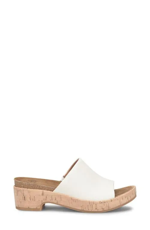 SOFFT Cass Platform Slide Sandal - Off White