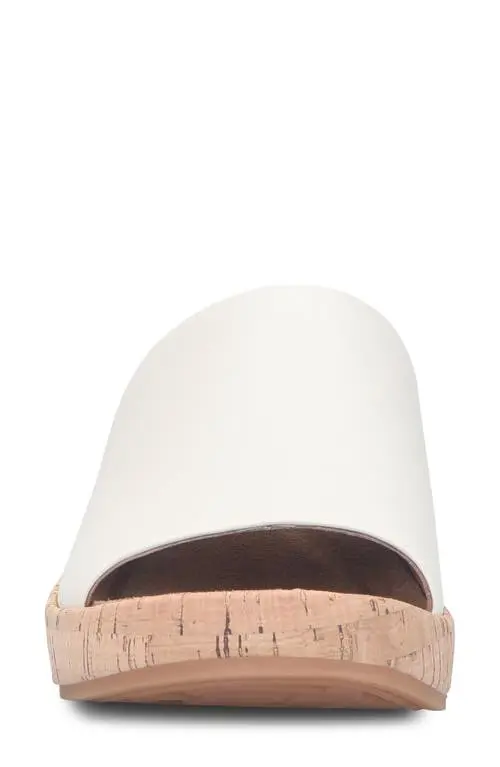 SOFFT Cass Platform Slide Sandal - Off White