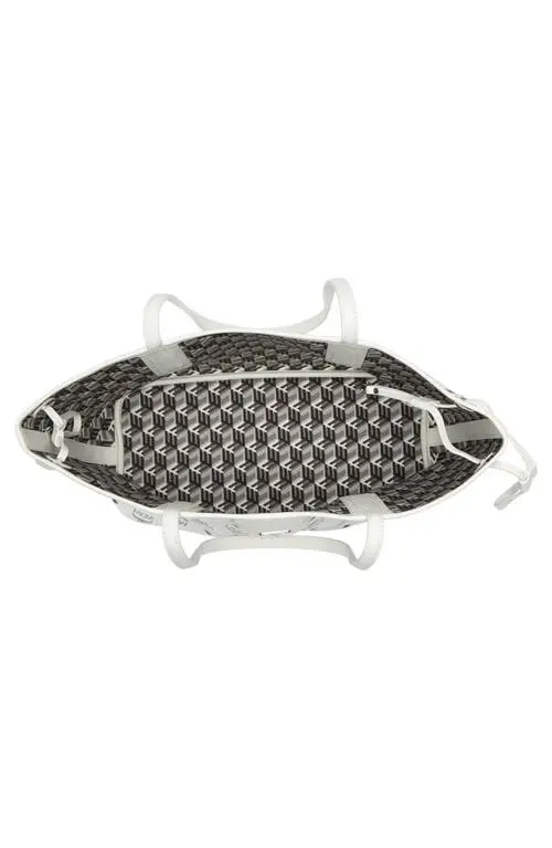 Mcm Medium Liz Reversible Shopper - White