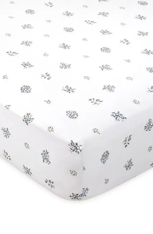 DOMANI HOME Cotton Crib Sheet - Feuile Bluer