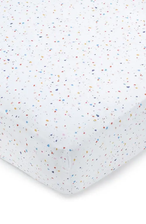 DOMANI HOME Cotton Crib Sheet - Terrazzo