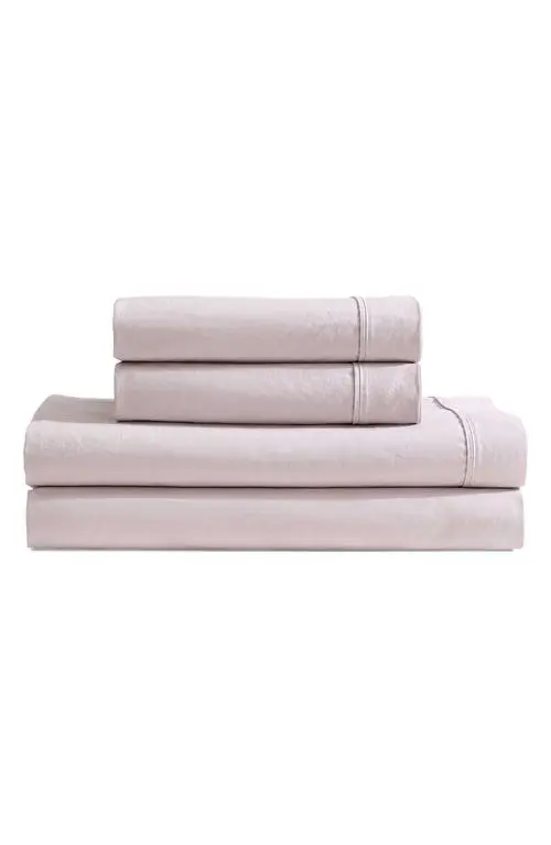 Calvin Klein 200 Thread Count Cotton Percale Sheet Set - Petal Pink