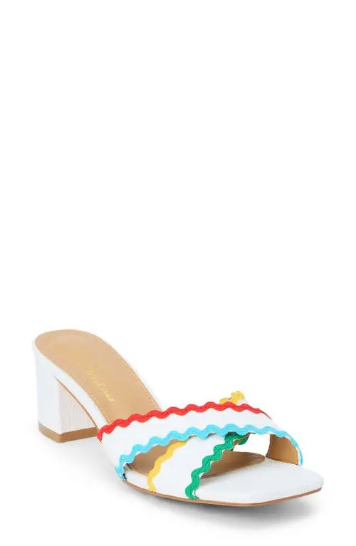 Matisse Principessa Block Heel Sandal - White