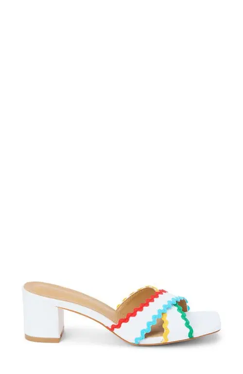 Matisse Principessa Block Heel Sandal - White