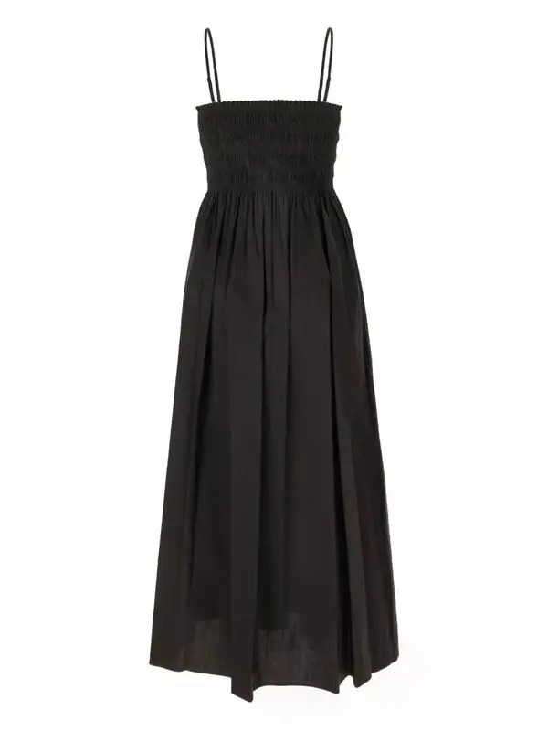 Michael Kors Smocked Maxi Dress - Black