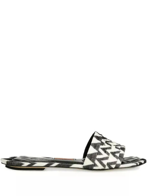 Missoni Zigzag-print Slides