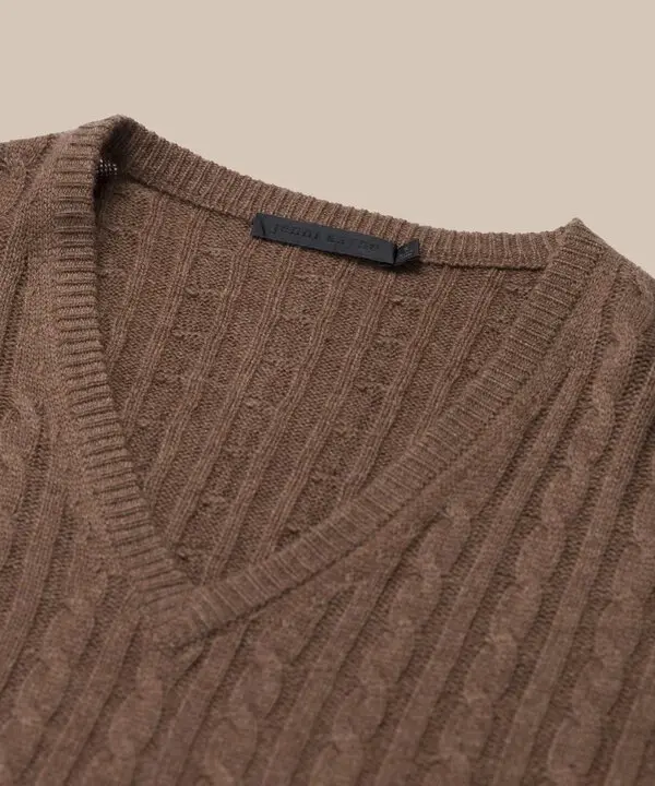 Jenni Kayne Nell V-neck Sweater - Brown