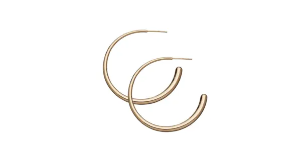 Jennifer Zeuner Jewelry Simone 2" Hoop Earrings - One-color