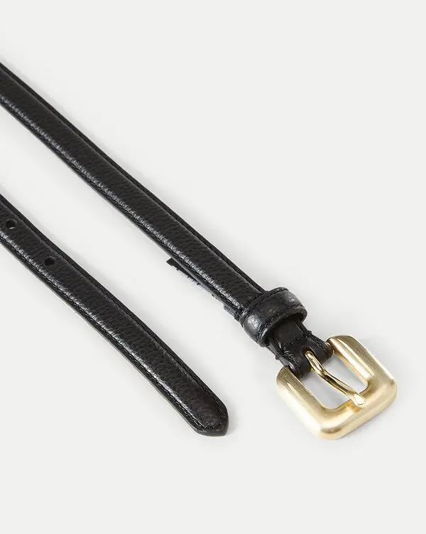 Veronica Beard Gloriosa Leather Belt In Black - 20% Off  display picture 1