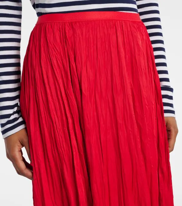 Polo Ralph Lauren Mid-rise Midi Skirt - Red