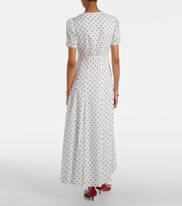 Posse Polka-dot Maxi Dress - Blue
