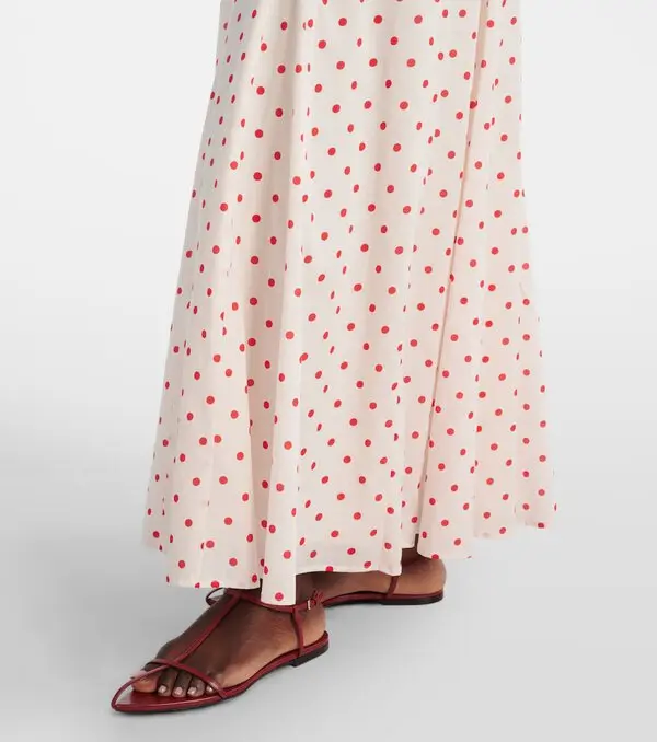 Posse Paloma Polka-dot Maxi Dress - Multicoloured