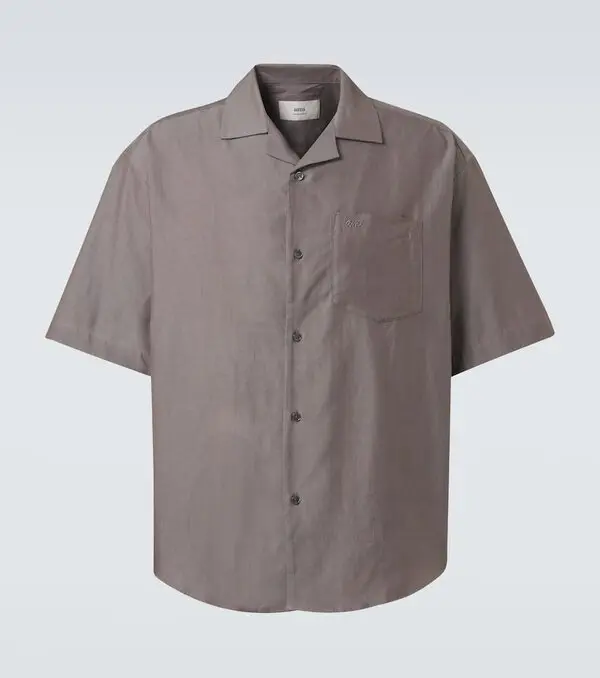 Ami Cotton Gabardine Shirt