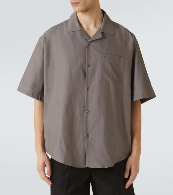 Ami Cotton Gabardine Shirt