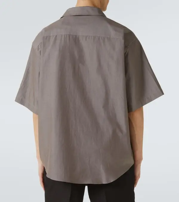 Ami Cotton Gabardine Shirt