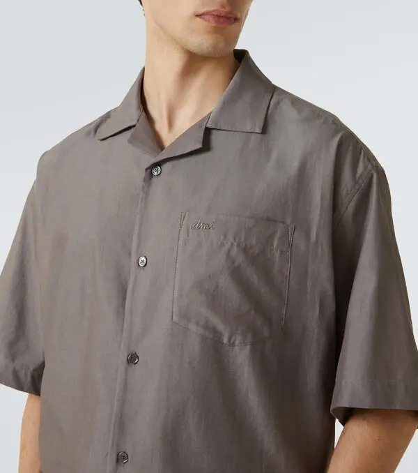 Ami Cotton Gabardine Shirt