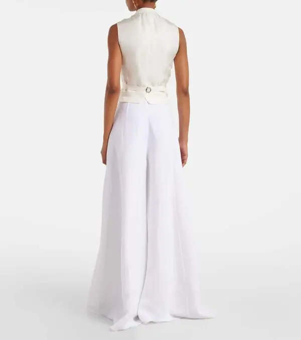 Ralph Lauren Jaiden Linen Vest - White