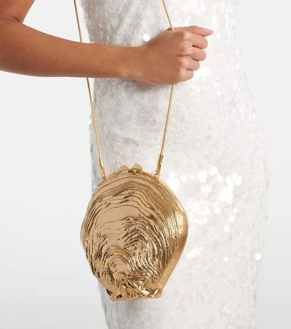 Simkhai Cove Shell Clutch