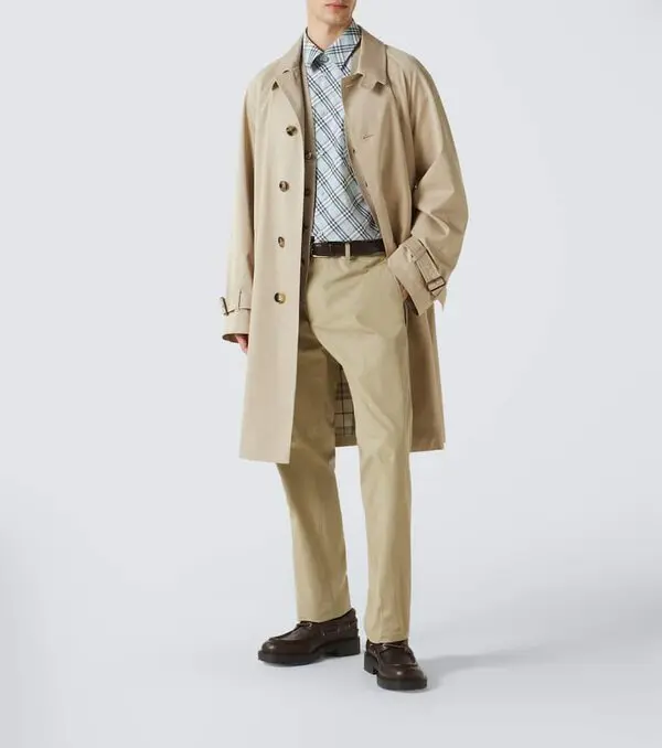 Burberry Check Cotton Shirt - Blue