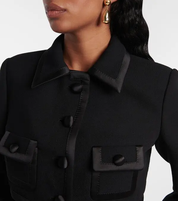 Dolce & Gabbana Cropped Wool-blend Jacket
