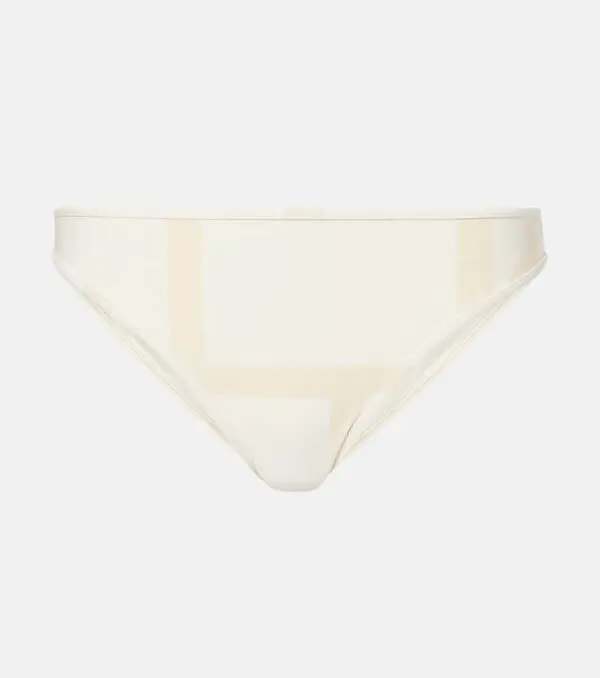 TOTEME Monogram Bikini Bottoms - White